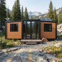 Quality Weather Tight Expandable Modular House 10FT-40FT With Polyurethane Carved Wall for sale