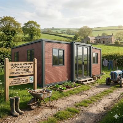 China Flexible Expandable Mobile Home House For Agricultural / Seasonal Housing for sale