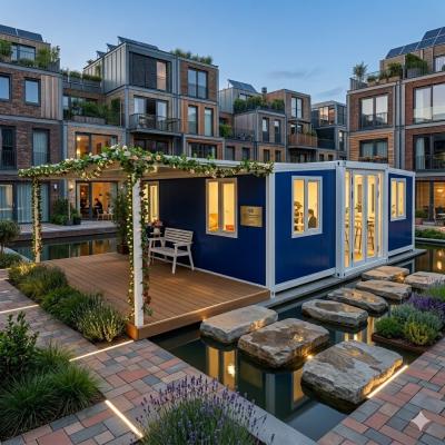 China Space Saving Expandable Modular House Compact Workspace Mobile Expandable Prefab House for sale