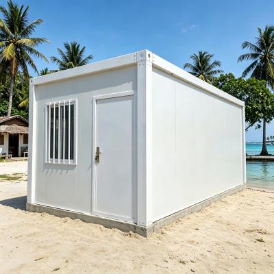 China Anti Corrosion Detachable Container House Prefabricated Modular Beach Cabin for sale