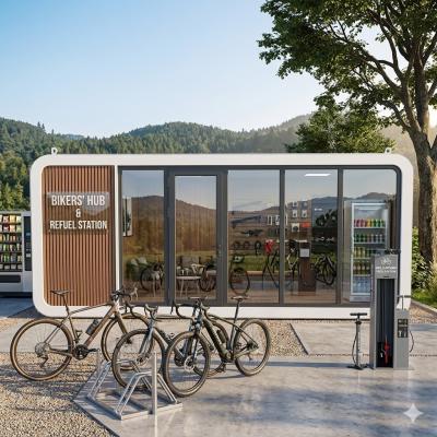 China 20ft Apple Cabin Container House / Acoustic Executive Work Capsule For Creative Studios for sale