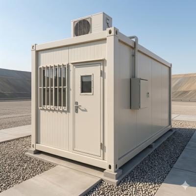 China 20ft Detachable Flat Pack Container House , Heavy Duty Construction Worker Dormitory for sale