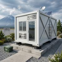 China Anti Seismic Flat Pack Container House Earthquake Resistant Modular Home 18m2 for sale