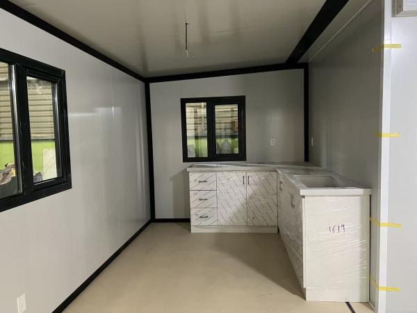 Quality Modernist Deep Charcoal Living Module with Full Height Panoramic Window and for sale
