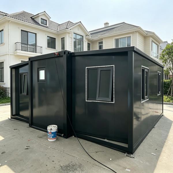 Quality Modernist Deep Charcoal Living Module with Full Height Panoramic Window and for sale