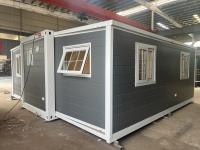 China Elegant 20ft Expandable Container House - Classic Grid Window Design for sale