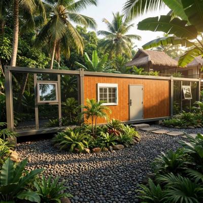 China Heavy Caliber Steel Modular BuildingDetachable Construction Container House With MGO Flooring for sale