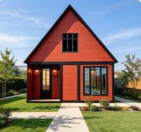 Quality 20FT Gable Roof Expandable Container House 5900x6700x2560mm 75mm EPS Wall SPC for sale