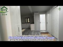 modern expandable container house 10ft 20ft 30ft 40ft with great wall cladding panels