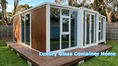 Luxury Expandable Container Home with Full Glass Walls