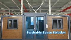 Mobile Expandable Container House 20FT with Wood Grain Terrace