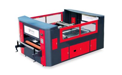 China Full Automatic CNC Co2 Laser Engraver Cutter With High Speed Colorfast Printing for sale
