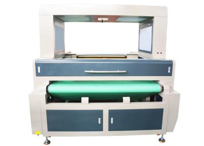 China Marking Line Of Leather Upper After Laser Cutting Automaticly Feed And Discharge for sale