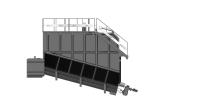 China Rustproof 3*7.5kw 35m3 Material Storage Bins for sale