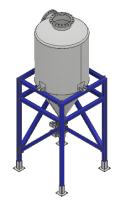 China DN150 100mm Diameter Industrial Cyclone Separator for sale