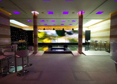 Cina Esposizione di LED dell'interno meravigliosa del fondo di fase della parete di P3.91 HD LED video in vendita