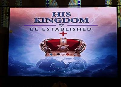 Cina Lo schermo dell'interno, 4 della chiesa LED di Nationstar 3.9mm da 3 metri della chiesa di esposizione di LED la pressofusione in vendita