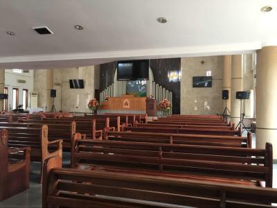 Cina Il colore pieno principale fisso dell'interno dell'esposizione IP43 ha condotto i pannelli dello schermo per la chiesa in vendita