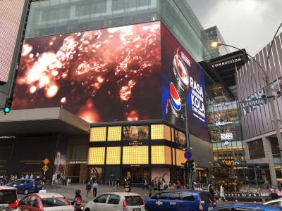 Cina L'esposizione all'aperto di pubblicità di AC110-220V P6.4 LED, muore ricerca del bordo di pubblicità della colata LED 1/4 in vendita