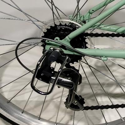 Cina Bicicletta donna 24 pollici SHIMANO 6 velocità Eco Friendly Baking Paint Lady City Bike in vendita
