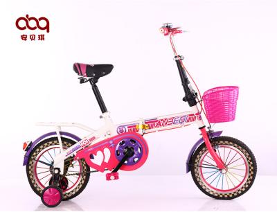 China 16 Inch Mini Children Folding Road Bike Lightweight Single Speed for sale