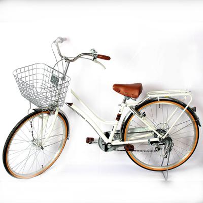 中国 OEM都市通勤自転車 26インチ レディースバイク 6スピード カリパーブレーキ 販売のため