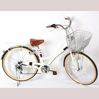 中国 OEM都市通勤自転車 26インチ レディースバイク 6スピード カリパーブレーキ 販売のため