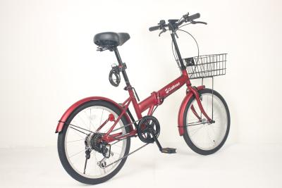 Cina 20 pollici pieghevole per strada Bicicletta di pelle Materiale di sella Forchetta di acciaio Materiale di fine prestazioni in vendita