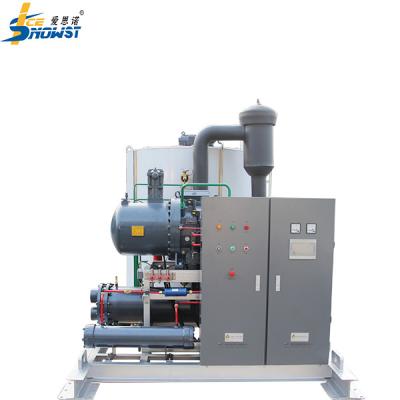 Cina Macchina del ghiaccio di 25 Ton Concrete Cooling Freshwater Flake con il recipiente in vendita