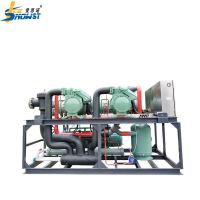 China 50ton PLC Freshwater Flake Ice Machine Maker For Seafood Processing for sale
