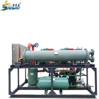 China 50ton PLC Freshwater Flake Ice Machine Maker For Seafood Processing for sale