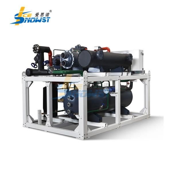 PLC 15 Ton Direct Cooling Block Ice Machine Ice Block Making Plant