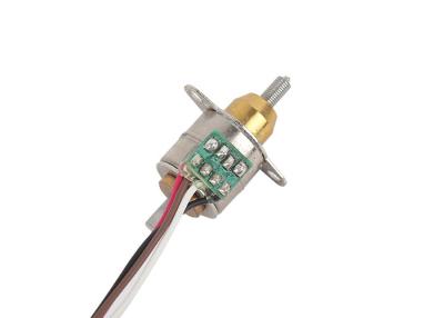 China RoHS Micro- Lineaire Motor5vdc Gevangen Stepper Motor met Schroefschacht 10mm Schroefonderverdeling Te koop