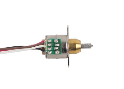 China RoHS Micro- Lineaire Motor5vdc Gevangen Stepper Motor met Schroefschacht 10mm Schroefonderverdeling Te koop
