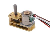 China 10mm worm Mini Geared Stepper Motor 5V Horizontal Right Angle 2 Phase for sale