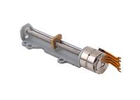 China 10mm Diameter Micro Slider Screw Stepper Motor Copper Slider With Bracket Linear Stepper Motor for sale