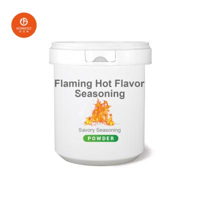 China Fiery Flaming Hot Spicy Seasoning Powder Oil/Water Soluble Non-GMO Gluten-Free Food Additive for Extruded Snacks & Instant Noodles for sale
