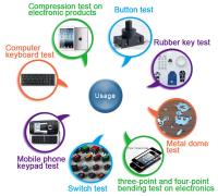 China Button Keystroke Tester with 100mm Test Stroke and 500gf-5kgf Capacity for Switch Force Testing for sale
