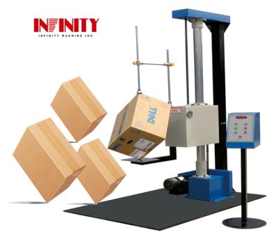 China Single Arm Package Carton Box Drop Testing Machine With Digital Display 0.75KW AC 380V 50Hz for sale