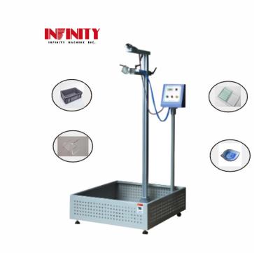 China Quick Chuck Release Drop Ball Impact Tester for Plastic and Acrylic Material Weight for sale