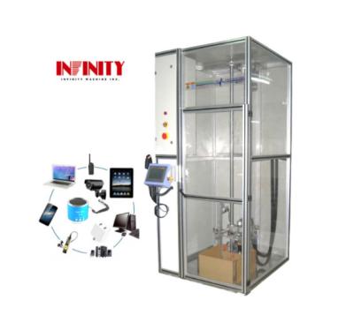 China Mobile Device Directional Drop Testing Machine Free Fall Drop Tester IEC 60068-2-31 IEC 60068-2-32 for sale