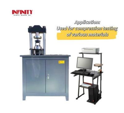 China Servo-compressie-testmachine van 300KN voor het testen van de compressie-sterkte van beton Te koop
