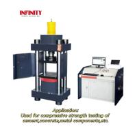 China Computerized 3000KN Electro Hydraulic Servo Compression Strength Testing Machine for sale