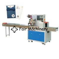 China SGS 380V Bread Wrapping Machine , 3.4Kw Horizontal Flow Pack Machine for sale