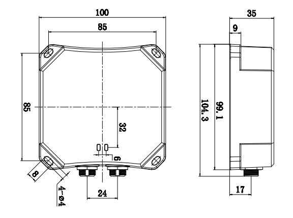 lector fijo For Warehouse Management 1 de la comunicación de 100Mbps Modbus TCP