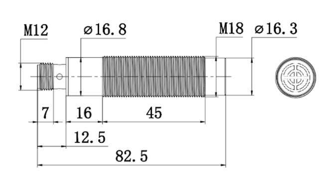 HF Modbus RS485 Compact RFID Device M12 Interface For Distributed Production Line 1