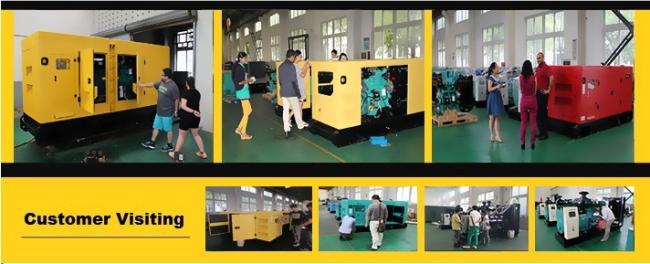 Doosan ha alimentato il diesel del generatore di 375KVA 300KVA con il baldacchino insonorizzato