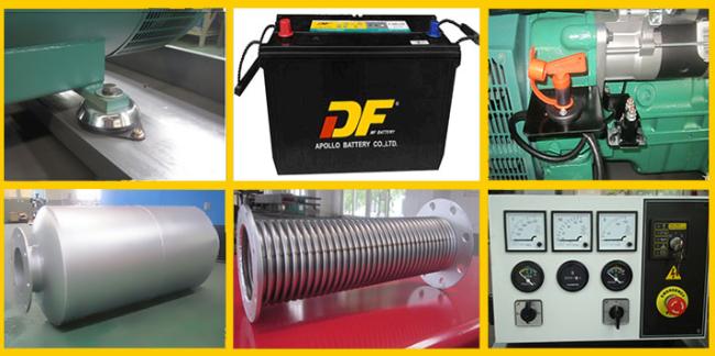 Industrial 50Hz Soundproof YUCHAI Generator 400 kva / 320 kw YC6T550L-D21
