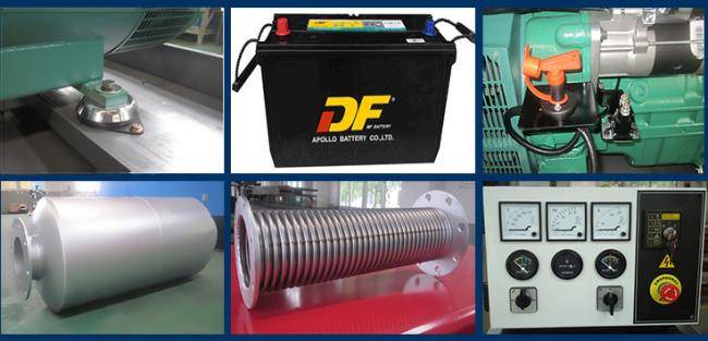 Emergency 3 Phase Water Cooling Open Diesel Engine Generator 275KVA / 220KW