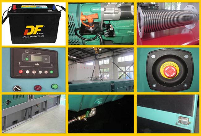Diesel Powered 3 Phase YUCHAI Generator Set 60KW / 75 KVA 50HZ With Low Noise